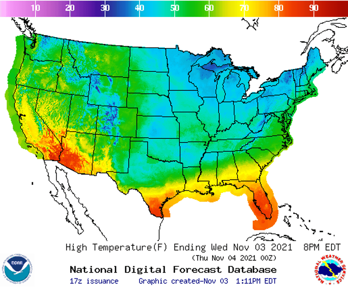 Estados Unidos: aire frío hará que temperaturas caigan drásticamente ...