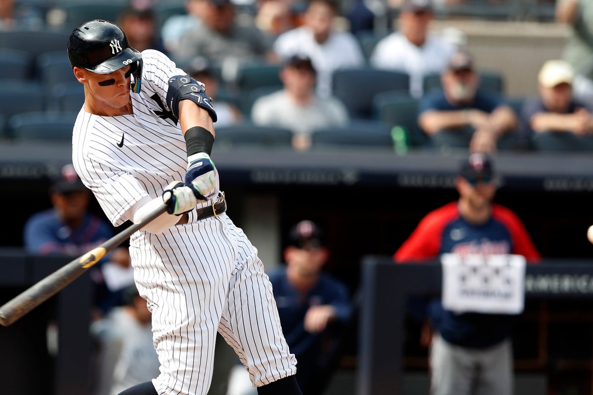 Judge llega a 54 jonrones, Yanquis vencen 5-2 a Mellizos | Independent ...