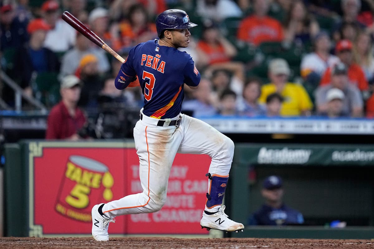 Peña impulsa 3 carreras en victoria de Astros sobre Rays | Independent Español