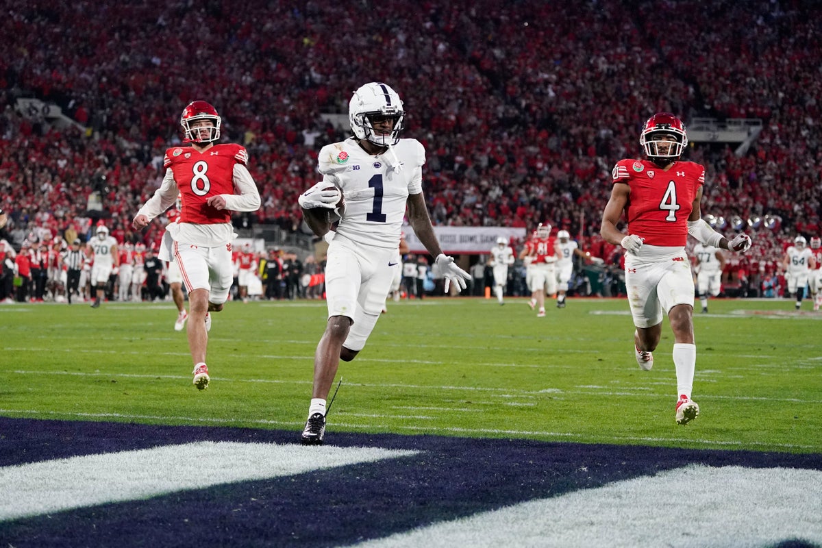 Con grandes jugadas Penn State supera a Utah en el Rose Bowl ...