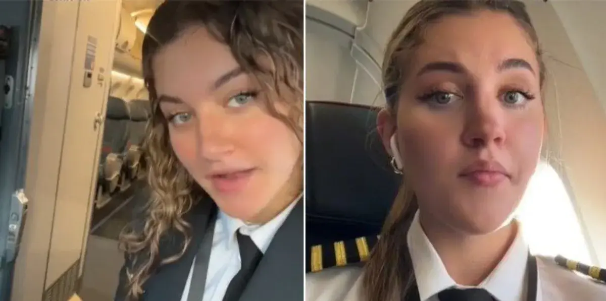 TikTok: Una piloto de 22 años silencia críticas de hombres que ‘no ...