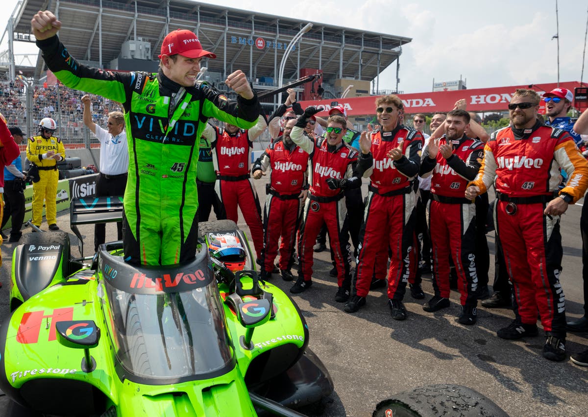 Lundgaard gana por primera vez en la IndyCar; se lleva la carrera en ...