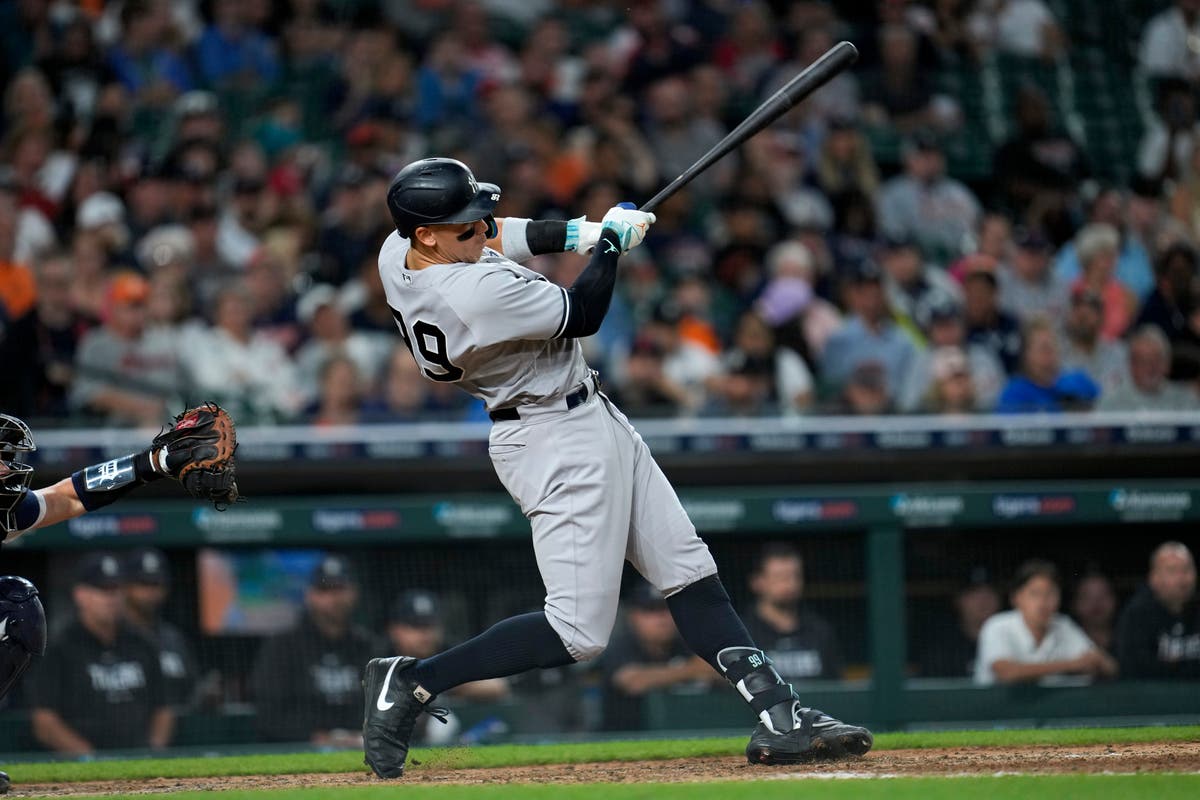 Judge se recupera y pega un jonrón en victoria de Yanquis por 4-1 ante Tigres | Independent Español