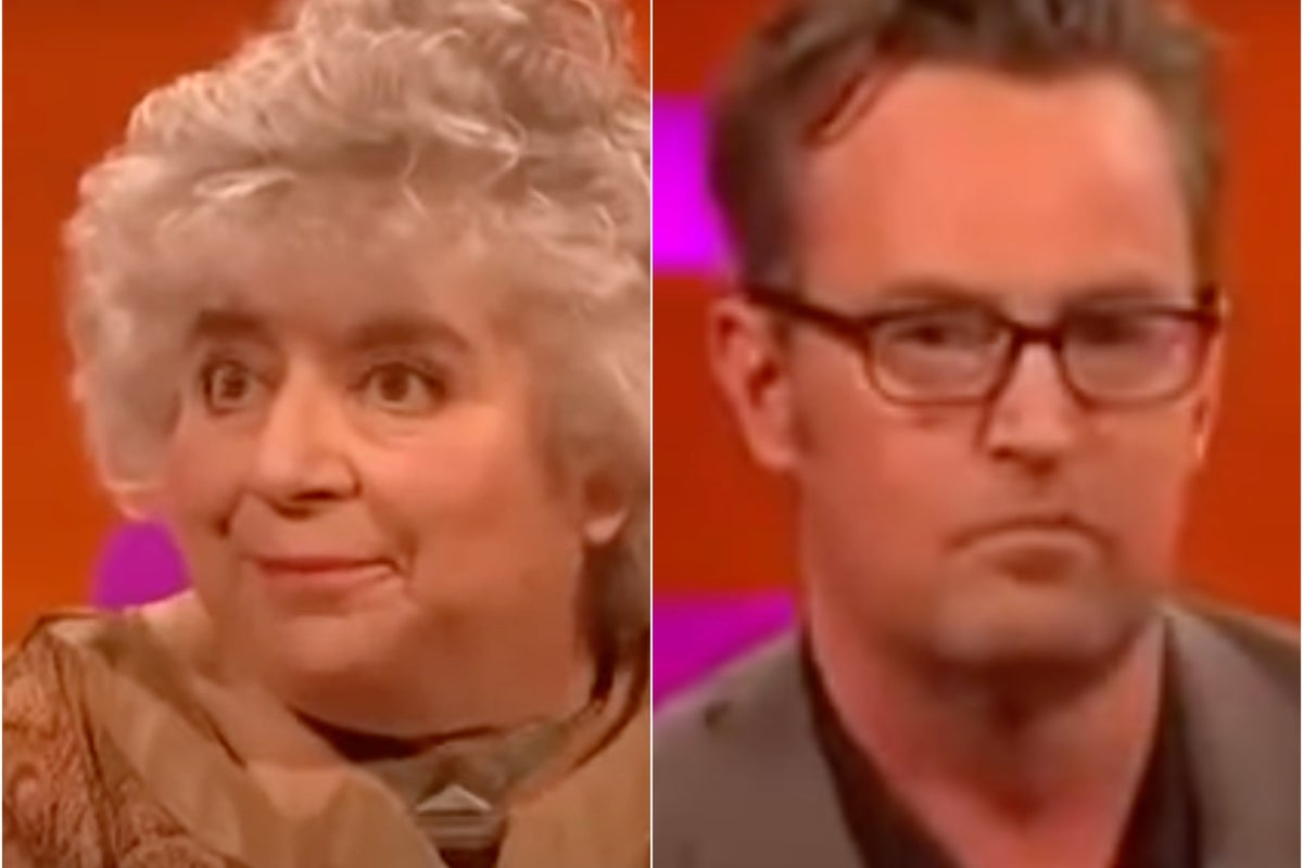 Miriam Margolyes se arrepiente de una pregunta que le hizo a Matthew Perry en ‘The Graham Norton ...