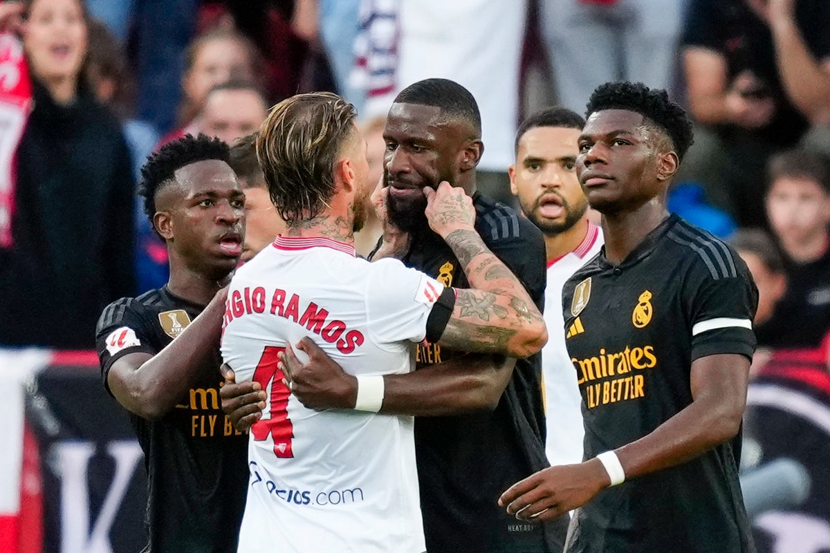 Real Madrid empata 1-1 con Sevilla en su reencuentro con Sergio Ramos ...