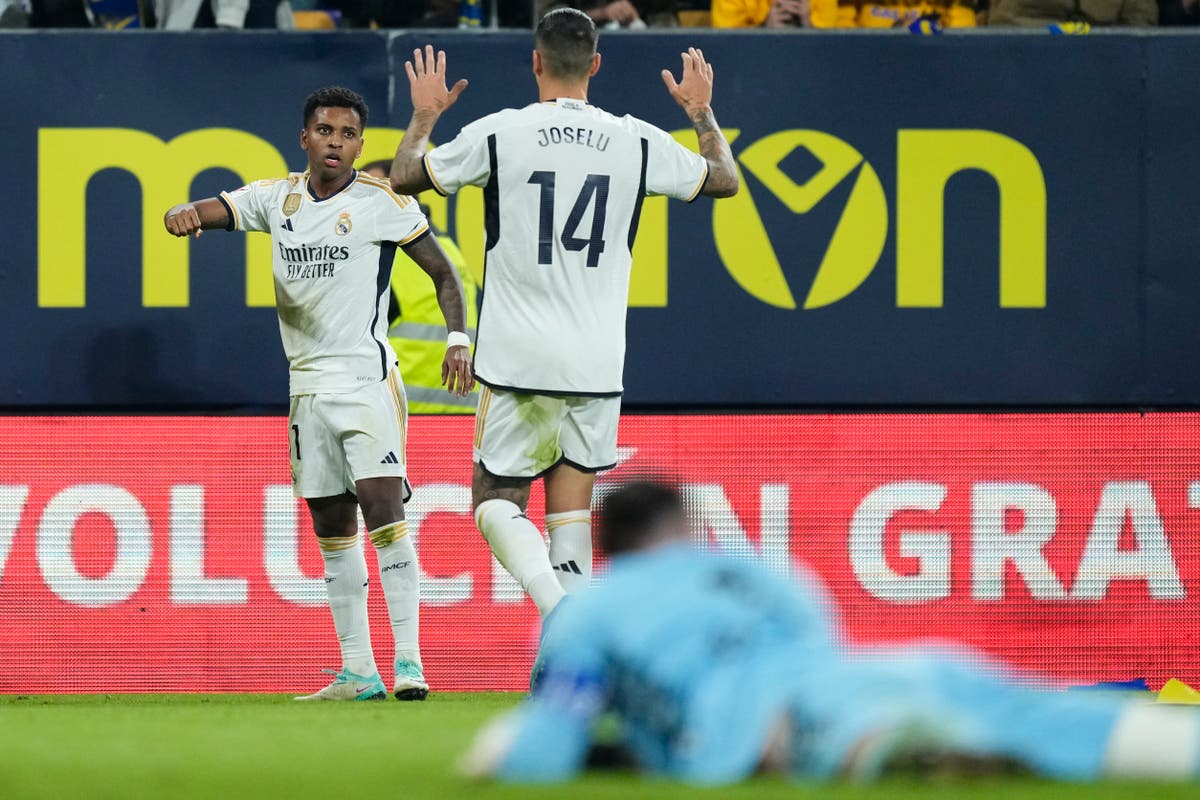 Rodrygo brilla con un doblete en goleada del Real Madrid ante Cádiz | Independent Español