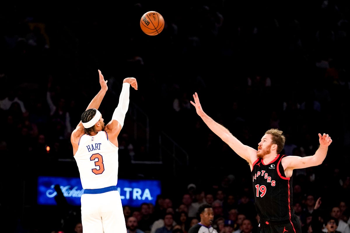 Knicks derrotan 136-130 a Raptors en su primer partido sin Robinson ...