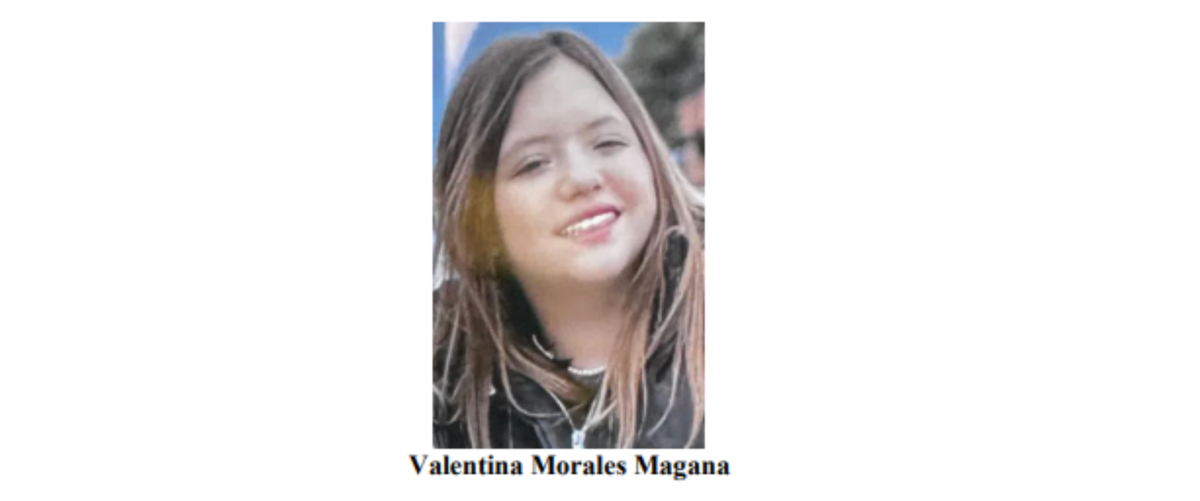 Valentina Morales Magaña: Reportan desaparición de niña de 13 años ...