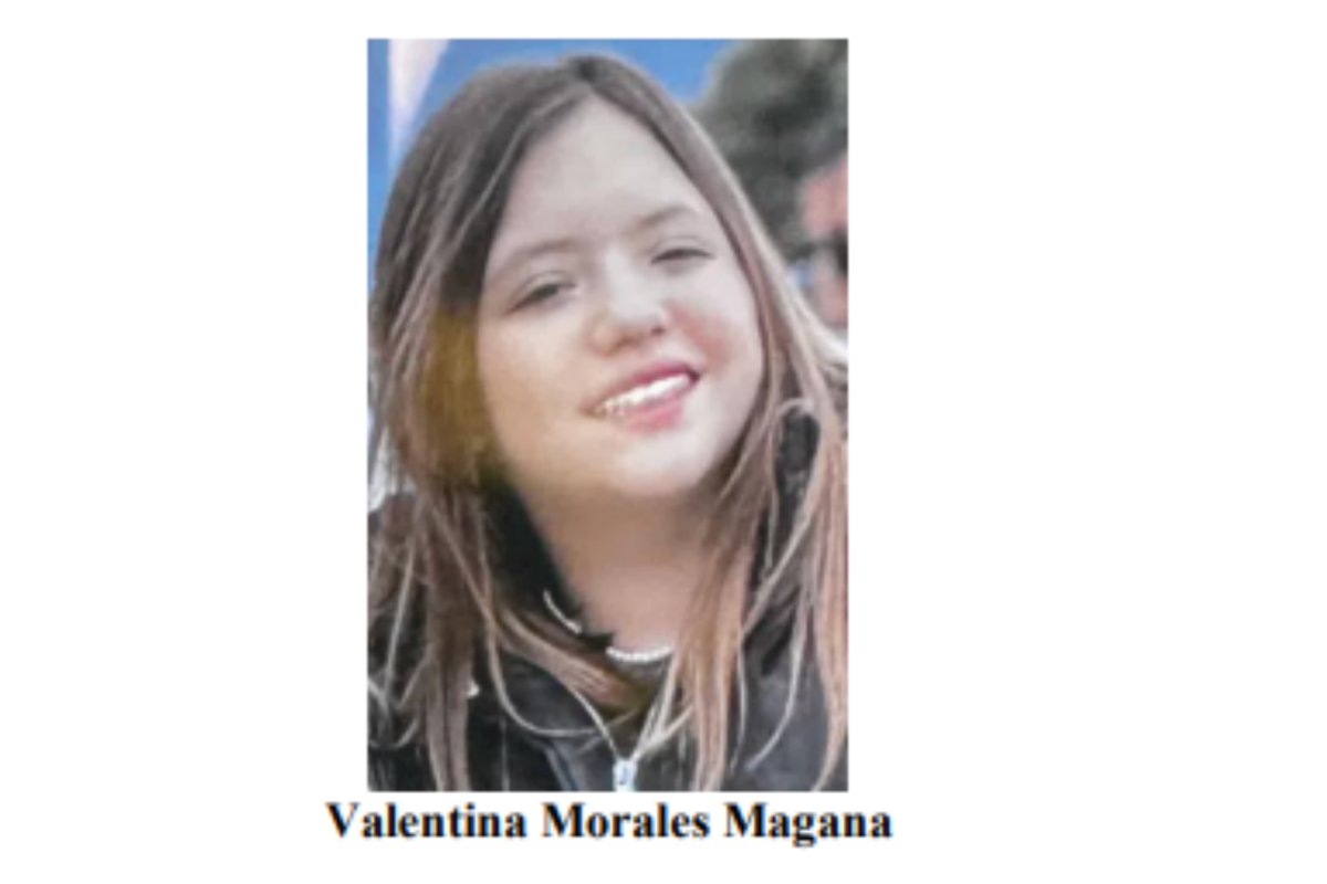 Valentina Morales Magaña: Reportan desaparición de niña de 13 años ...
