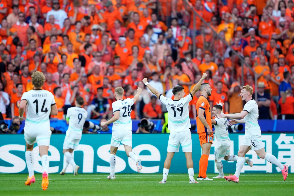 Austria avanza a octavos de final de la Euro tras vencer 3-2 a Holanda ...