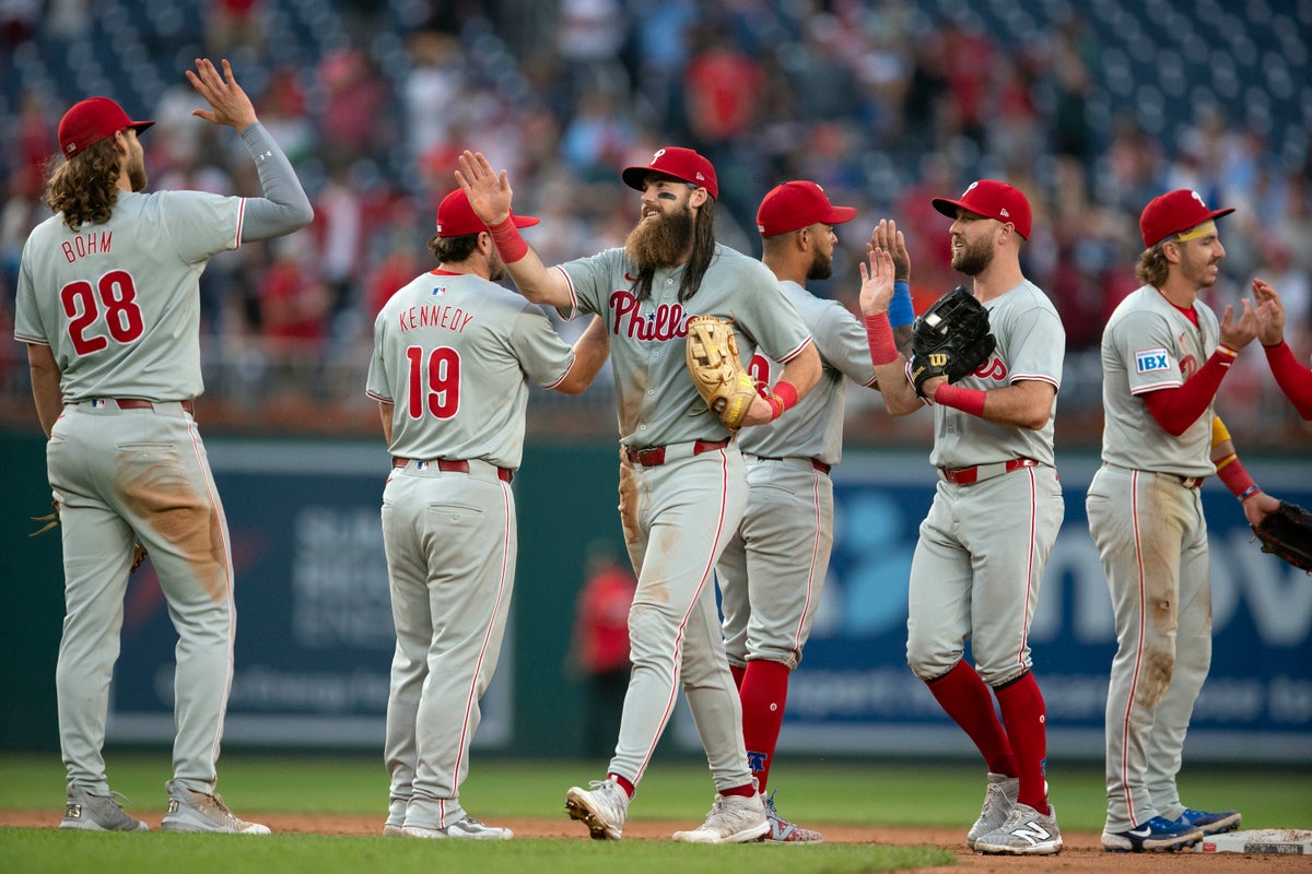 Nola consigue su 14ma victoria y Filis vencen 6-3 a Nacionales ...