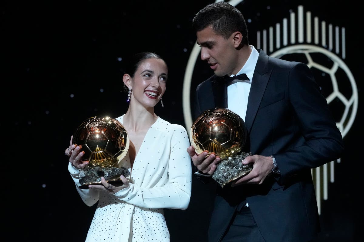 Rodri y Bonmatí ganan el Balón de Oro al mejor jugador masculino y femenino | Independent Español