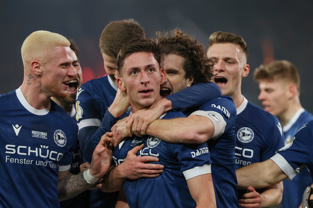 Arminia Bielefeld avanza a semifinales de Copa de Alemania tras vencer 2-1 a Werder Bremen ...