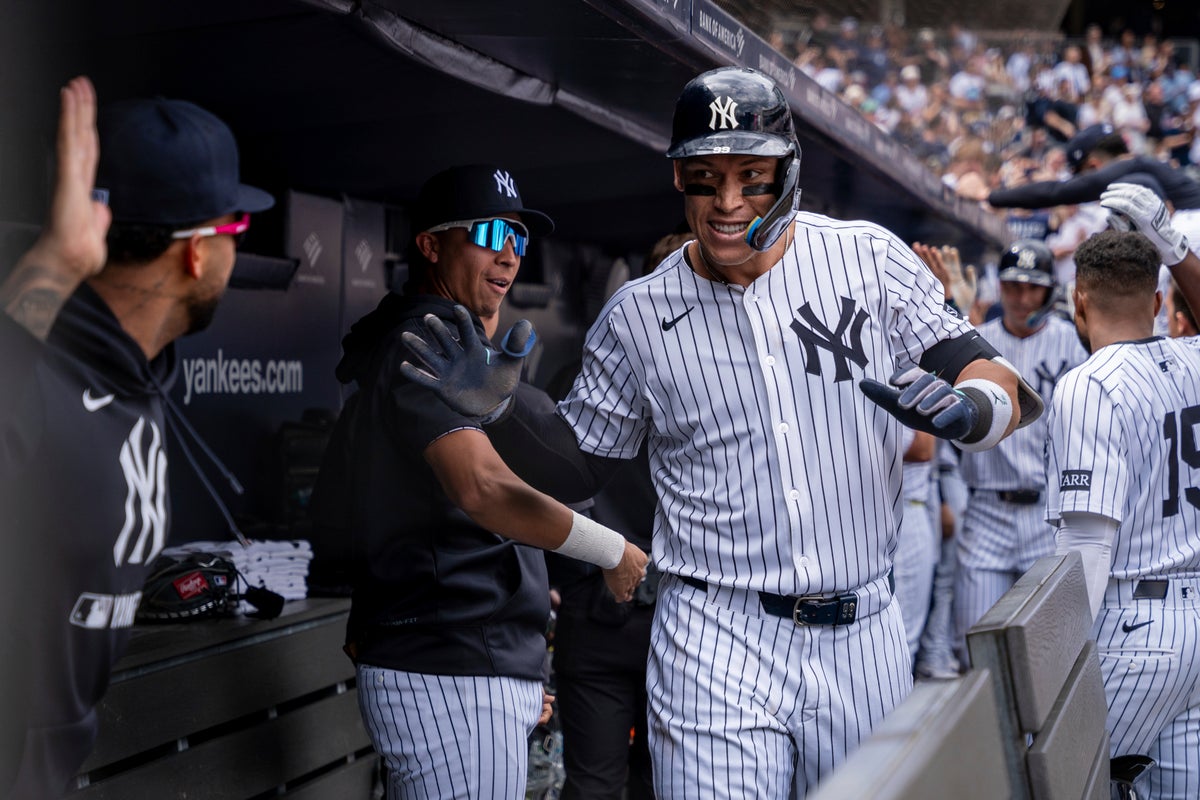 Judge conecta tres de los nueve jonrones de los Yankees en triunfo 20-9 ante Cerveceros ...
