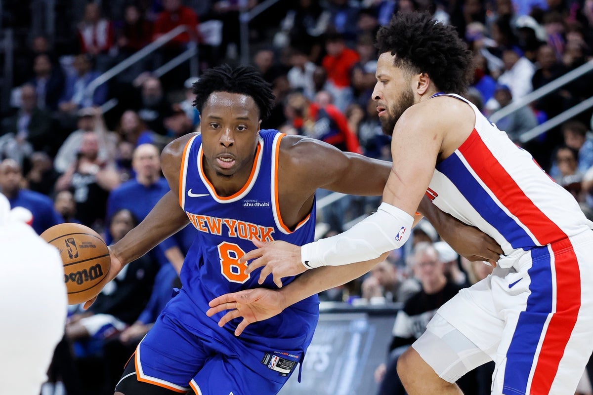 Brunson anota 32, Towns suma 27 y Knicks vencen a Pistons 94-93 para liderar la serie 3-uno ...